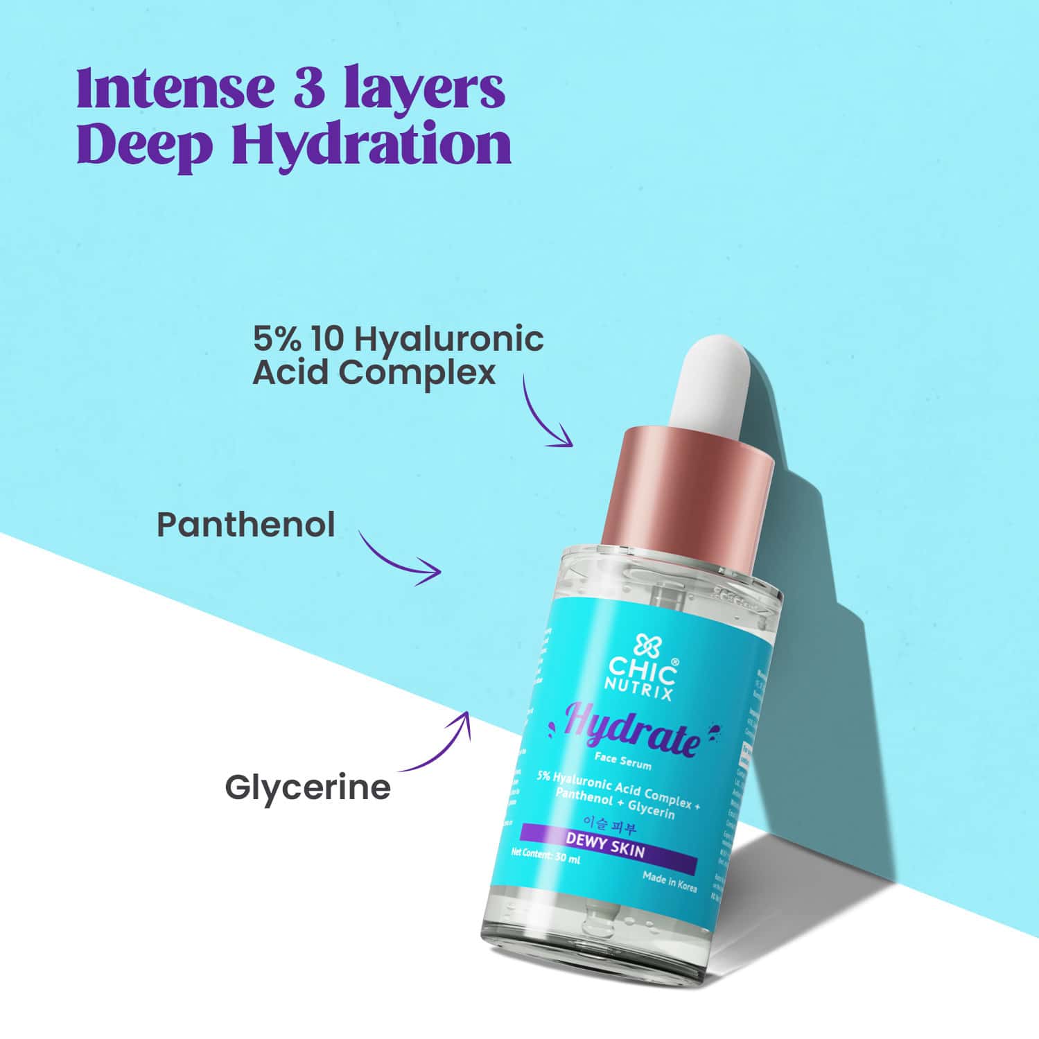 Buy CHICNUTRIX HYDRATE-HYDRATING SERUM WITH 5% HYALURONIC ACID ...