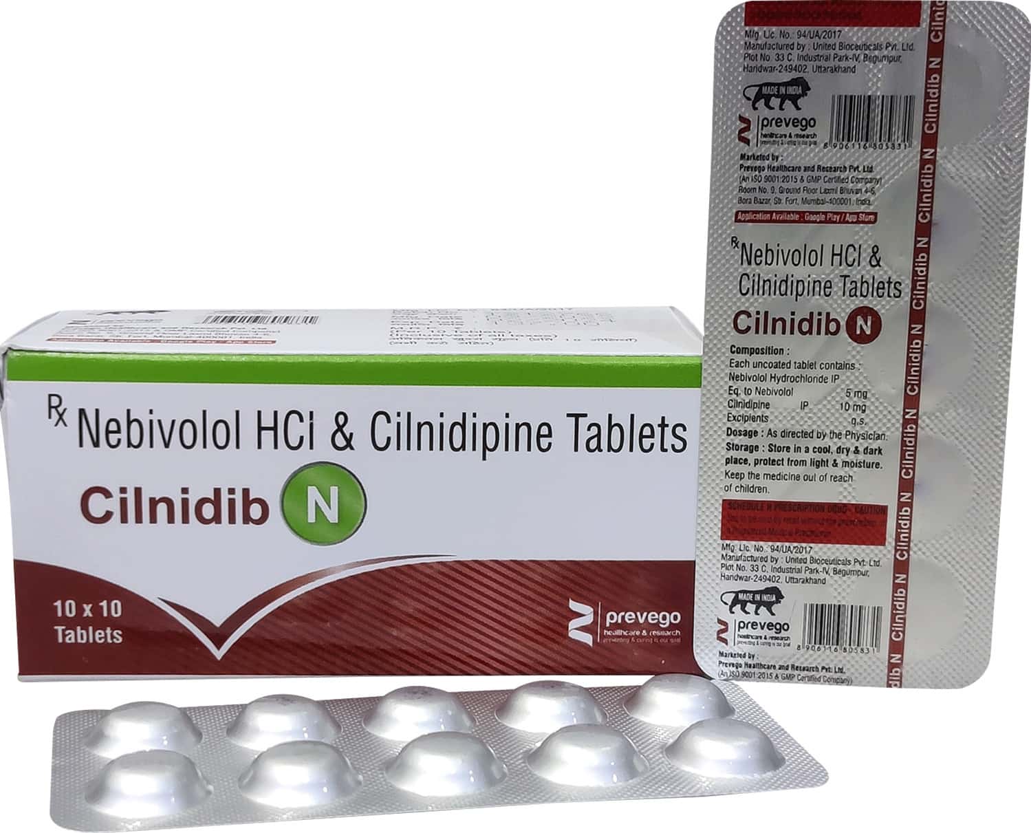 Buy Cilnidib N Strip Of 10 Tablets Online at Flat 15% OFF | PharmEasy