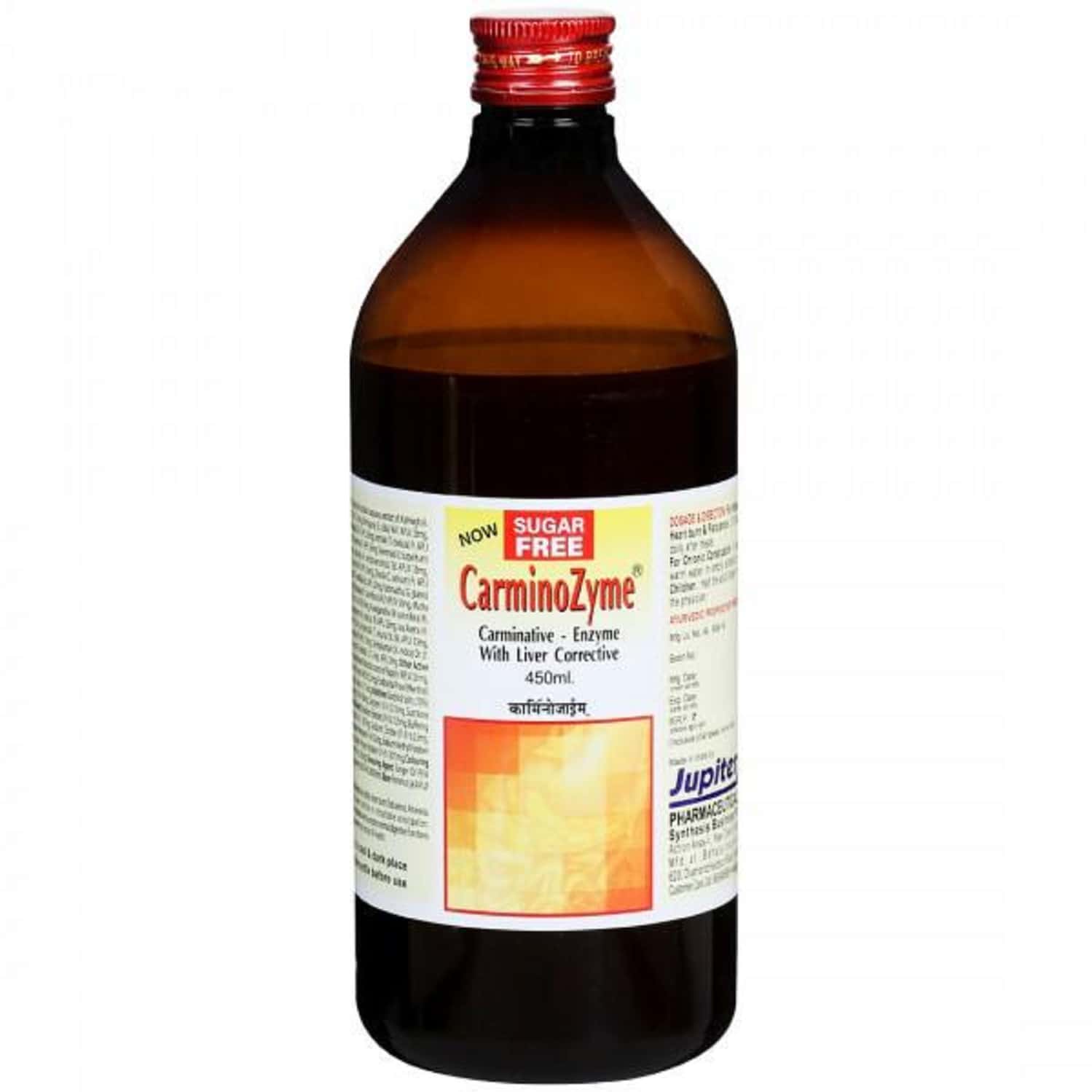 Buy CARMINOZYME SUGAR FREE BOTTLE OF 450ML SYRUP Online & Get Upto 60% ...