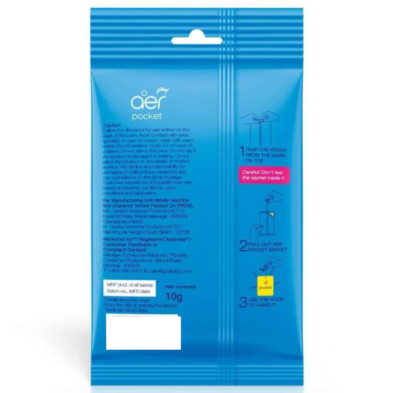 Buy GODREJ AER POWER POCKET FLORAL AIR FRESHENER 10 G Online & Get Upto ...