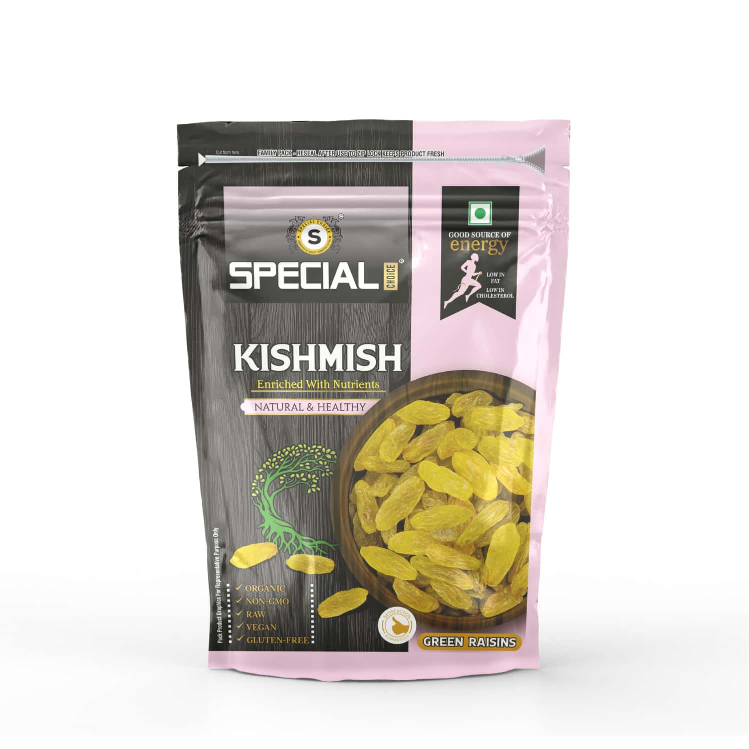 Buy SPECIAL CHOICE KISHMISH (GREEN RAISINS) LONG 250G X 1 Online & Get Upto 60% OFF at PharmEasy