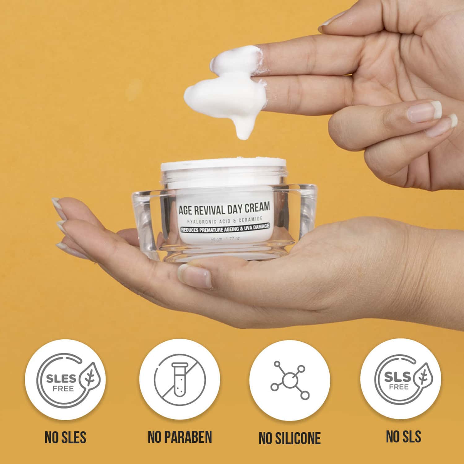 Buy FURR AGE REVIVAL DAY CREAM | REDUCES PREMATURE AGEING | HYALURONIC ...