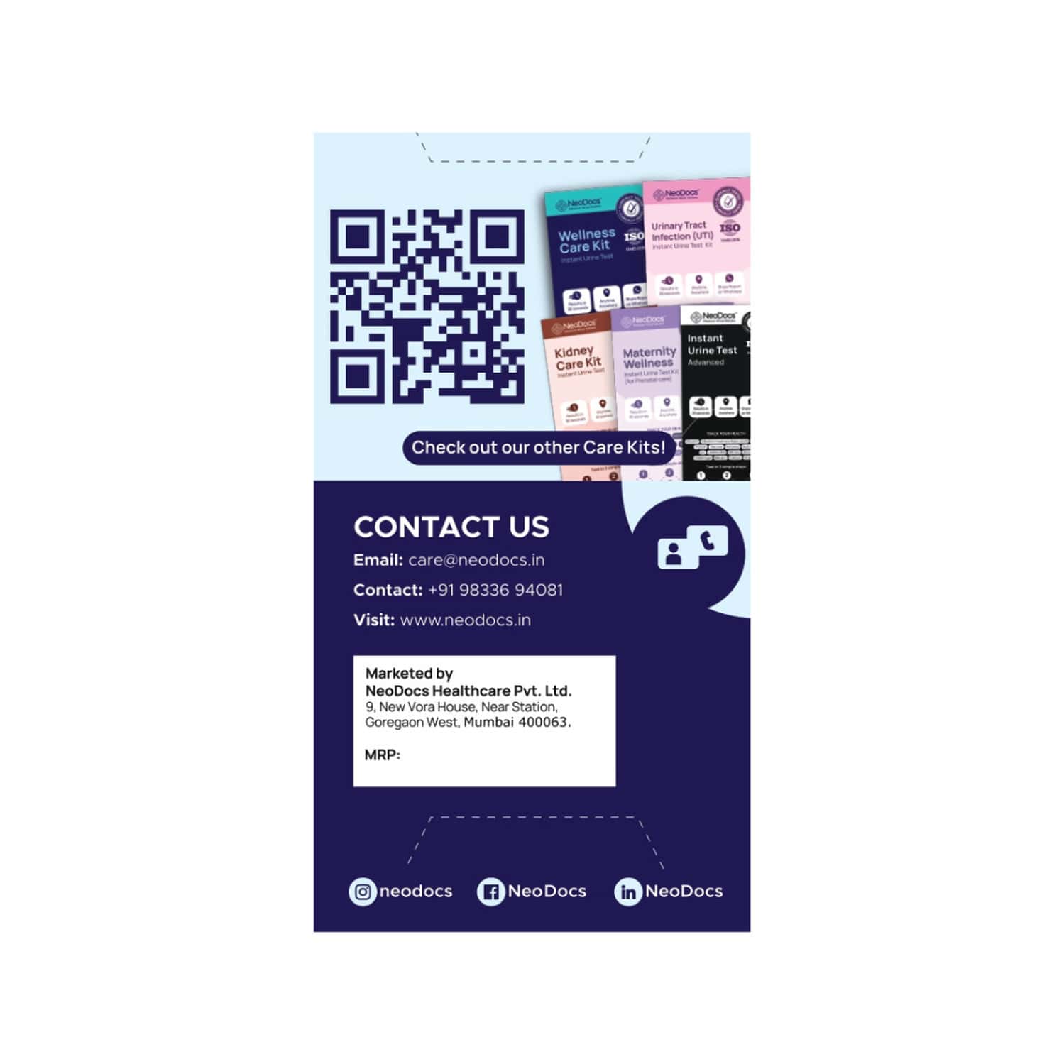 Buy NEODOCS INSTANT URINE TEST| TRACK 10+ PARAMETERS | SUGAR, PROTEIN ...