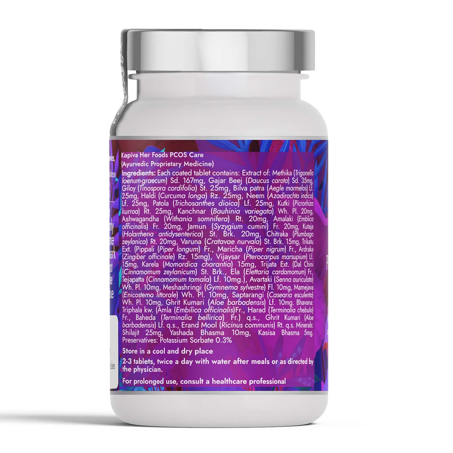 Buy KAPIVA PCOS CARE TABLETS - FOR HEALTHY CYCLES | MANAGES PCOS IN 3 ...