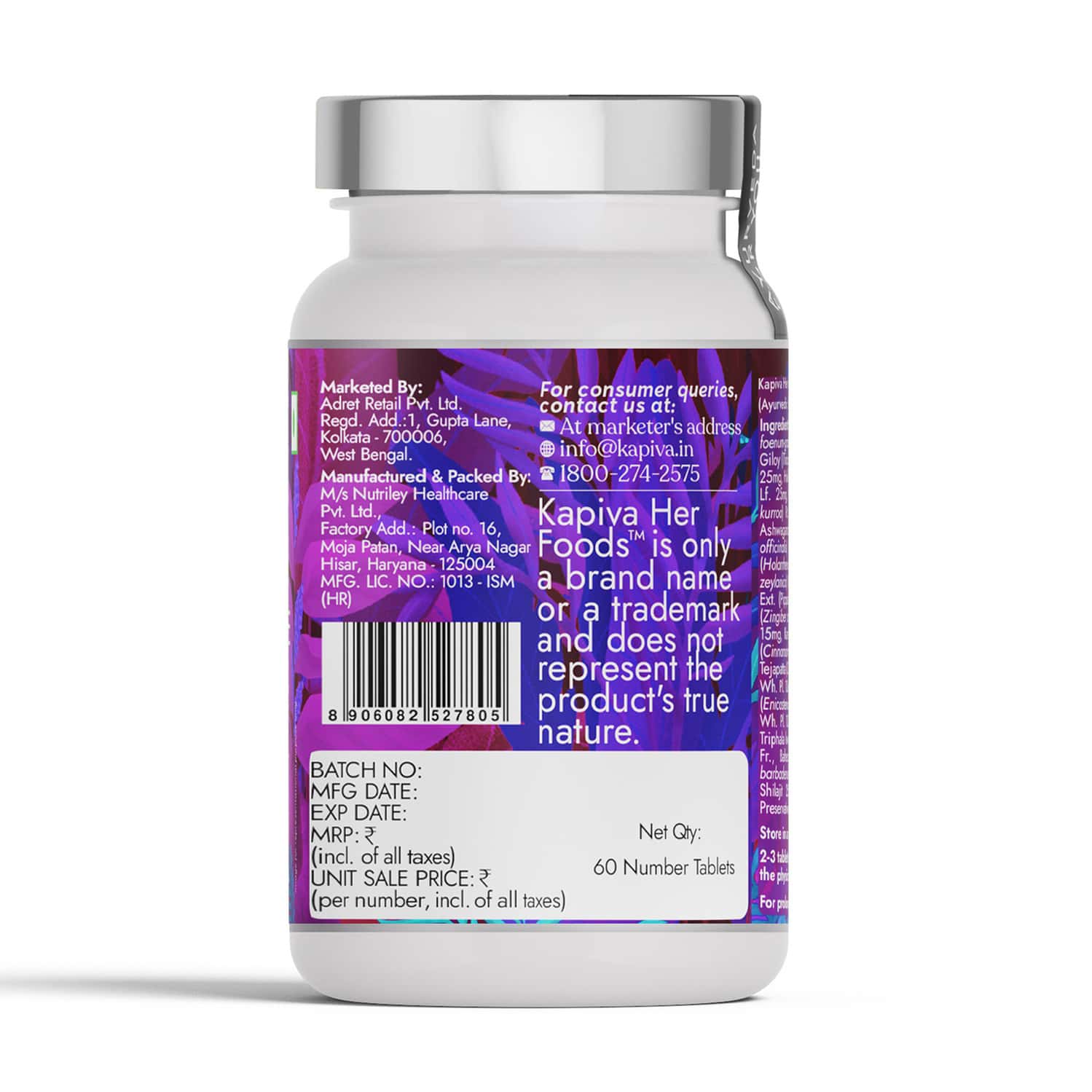 Buy KAPIVA PCOS CARE TABLETS - FOR HEALTHY CYCLES | MANAGES PCOS IN 3 ...