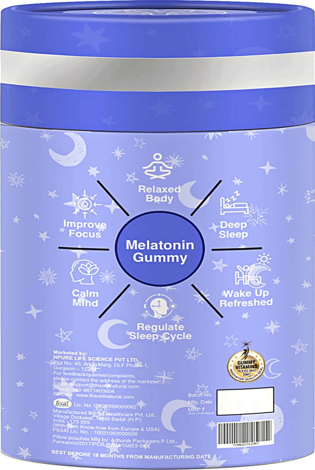 Buy THE OLD NATURAL QUICK SLEEP MELATONIN GUMMIES SLEEP INDUCER WORLD ...