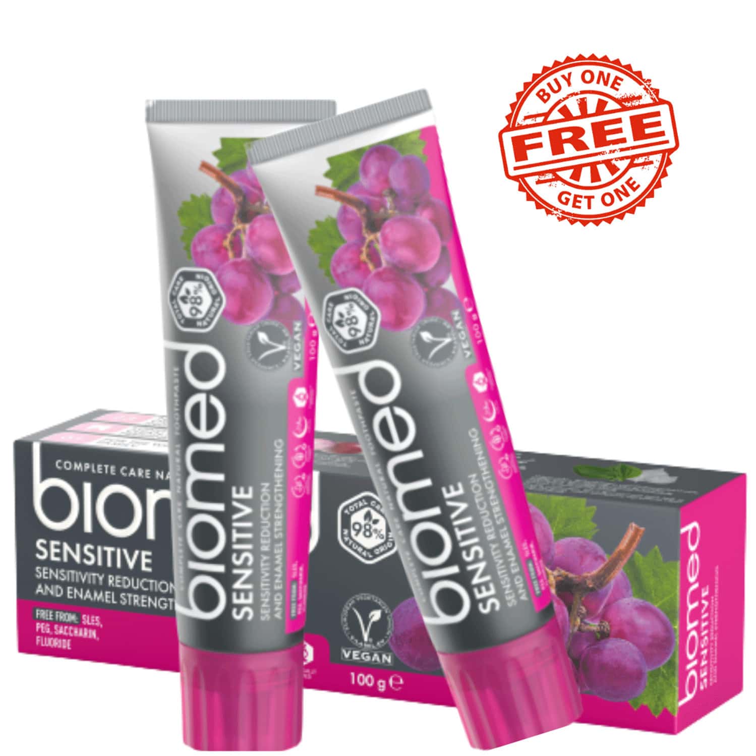 Buy BIOMED SENSITIVE TOOTHPASTE - BUY ONE GET ONE FREE -100GM Online ...