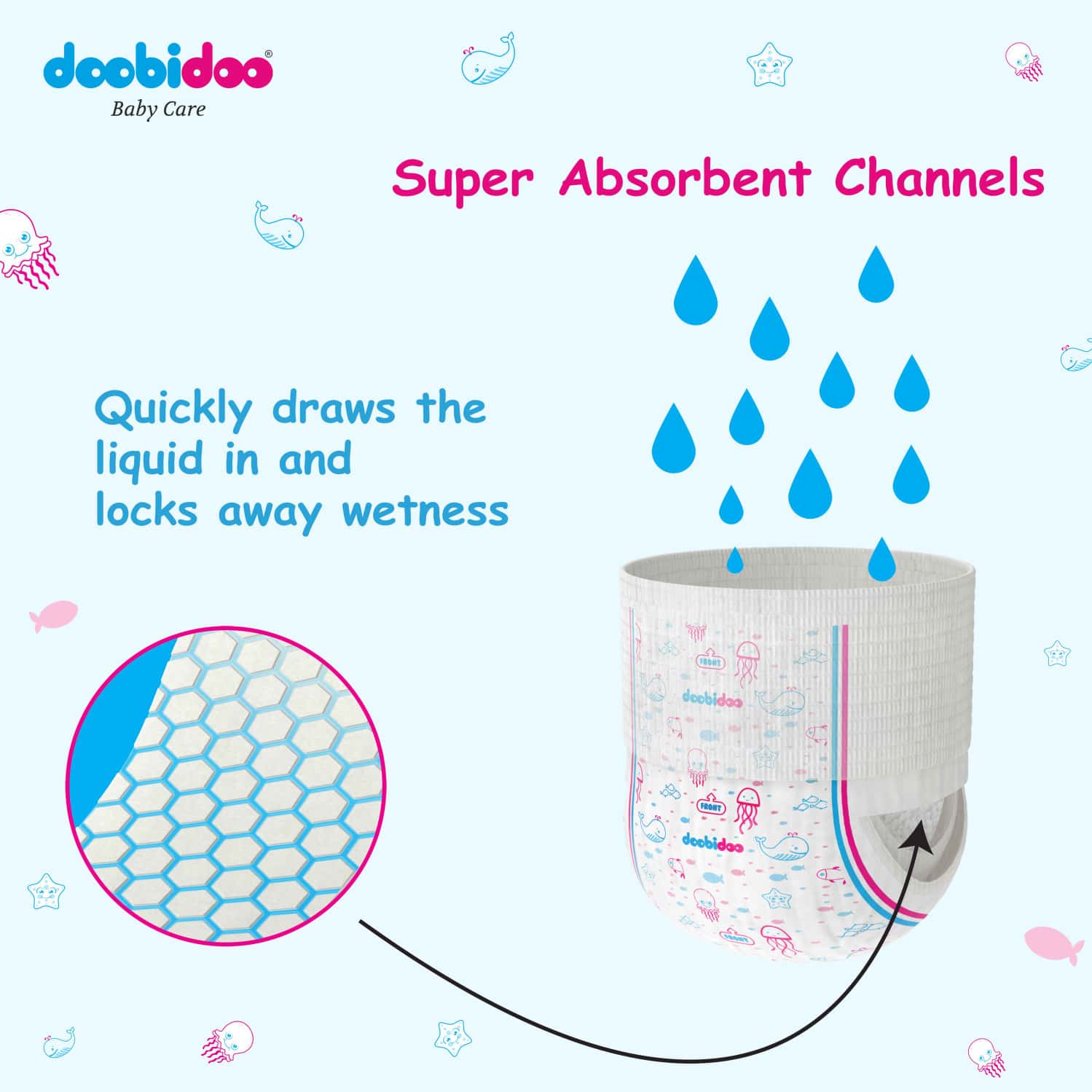 Buy DOOBIDOO BABY PANTS - SMALL SIZE DIAPERS (120 COUNT) - WITH ANTI ...