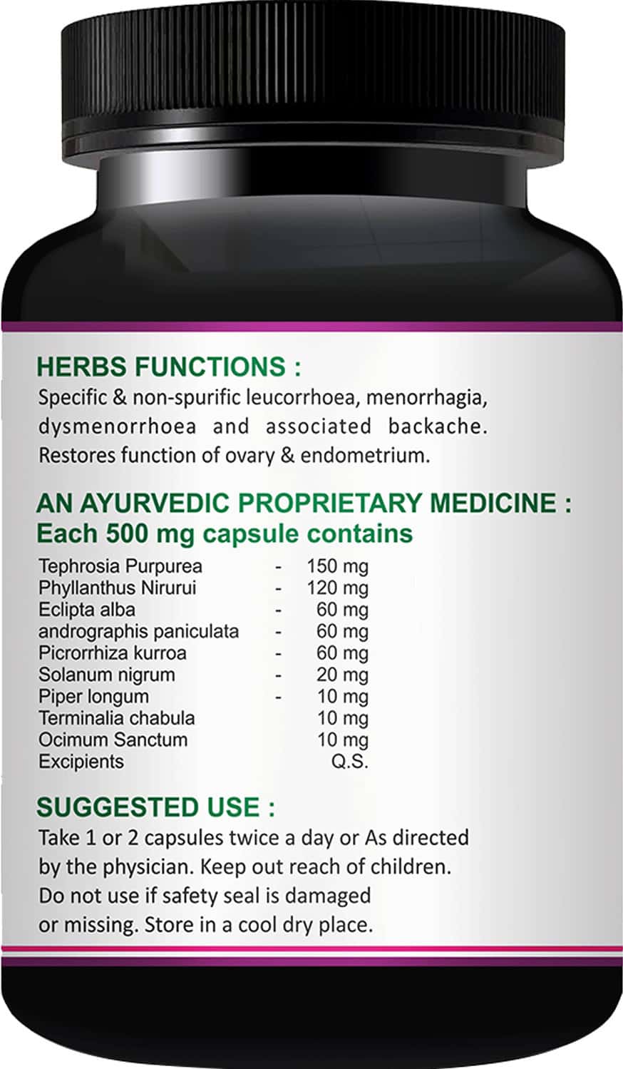 Buy LUCEWELL CAPSULES FOR HELP IN REMOVING LEUCORRHOEA, BENEFITS TYPE ...