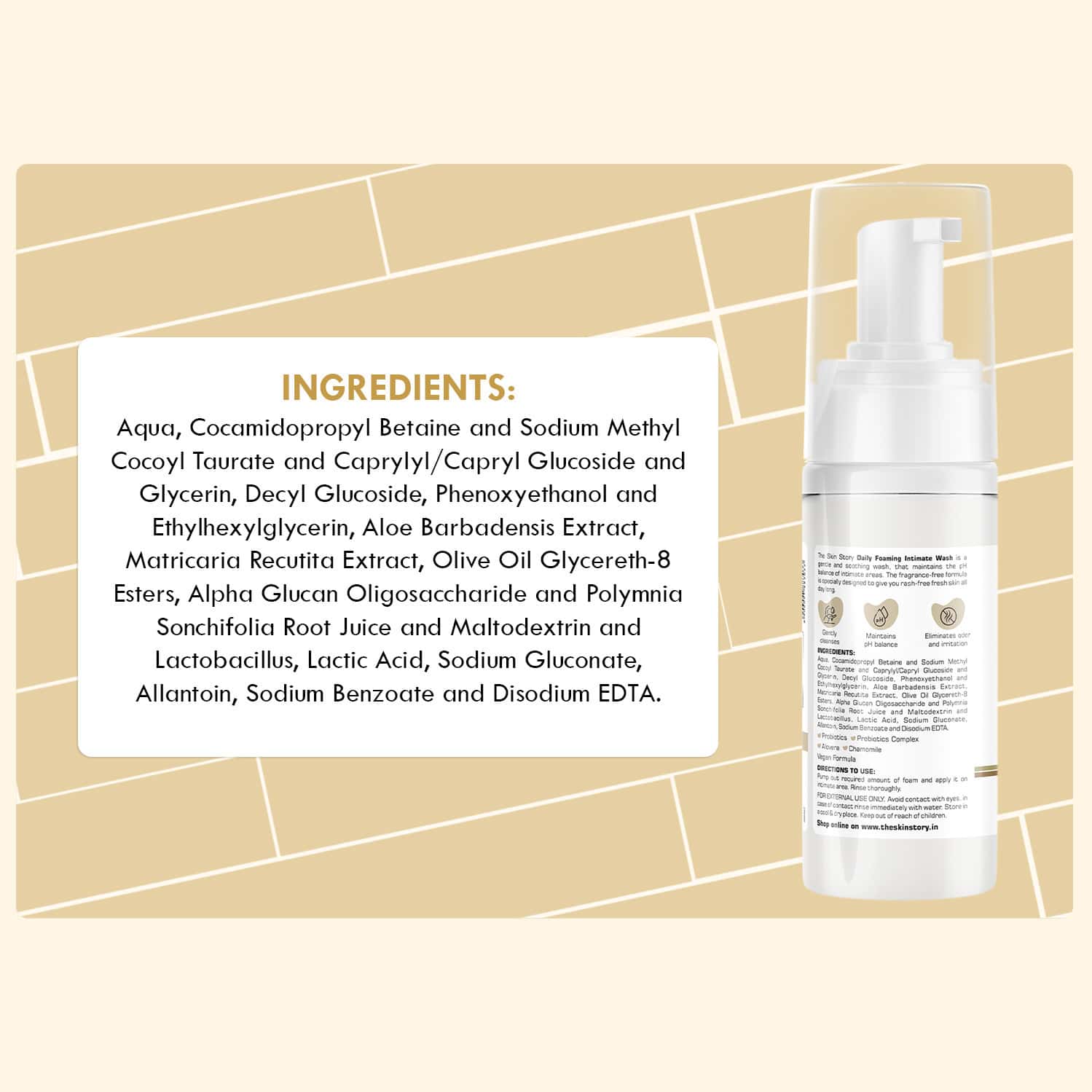Buy THE SKIN STORY DAILY FOAMING INTIMATE WASH, 100ML Online & Get Upto ...