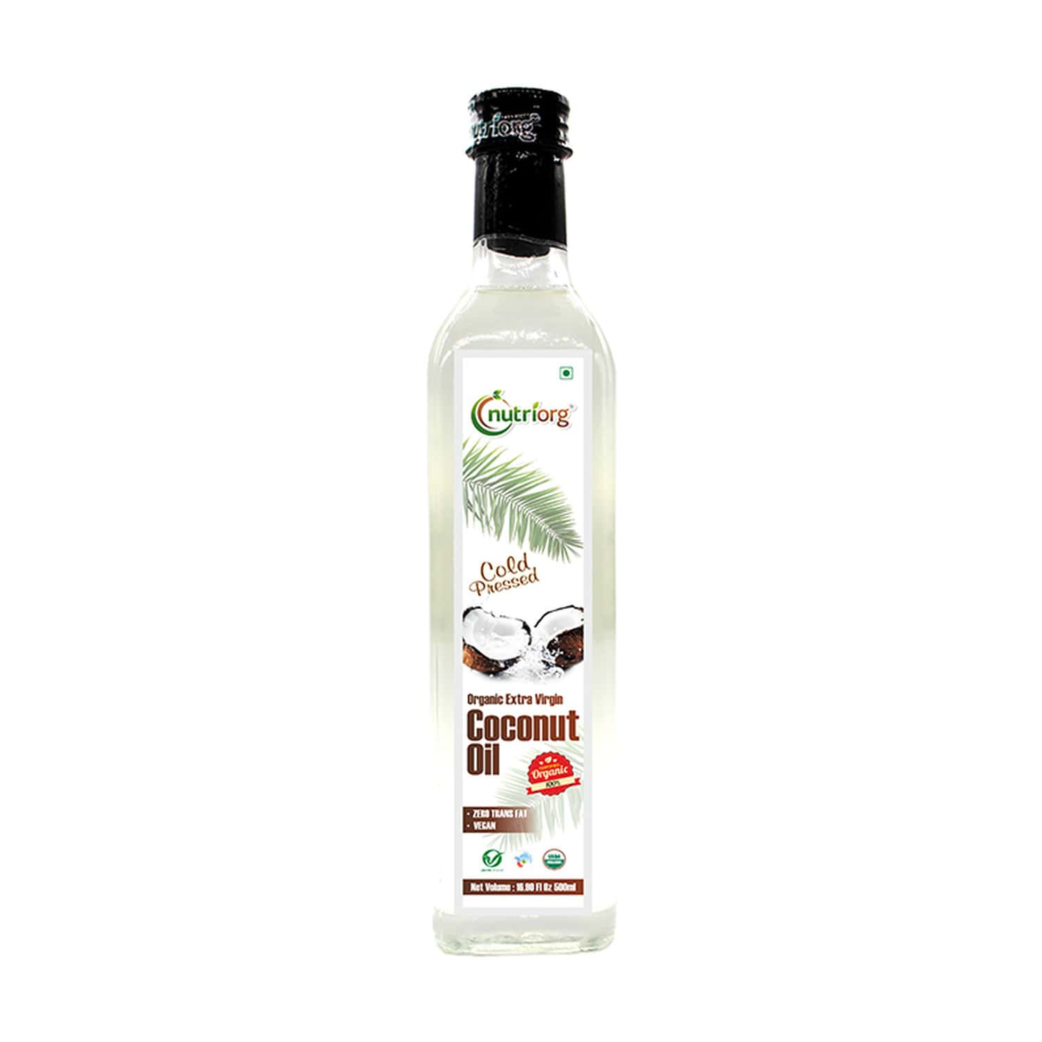 Buy NUTRIORG CERTIFIED ORGANIC VIRGIN COCONUT OIL 500 ML Online & Get Upto 60% OFF at PharmEasy