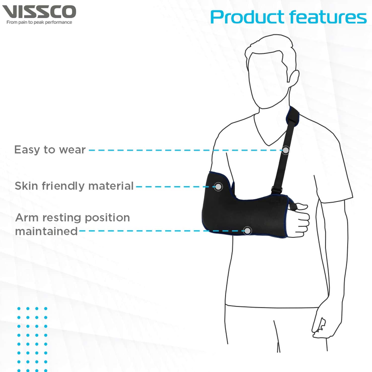 Buy VISSCO TROPICAL ARM SLING | PROVIDES STABILITY TO THE SHOULDER ... Buy VISSCO TROPICAL ARM SLING | PROVIDES STABILITY TO THE SHOULDER ...