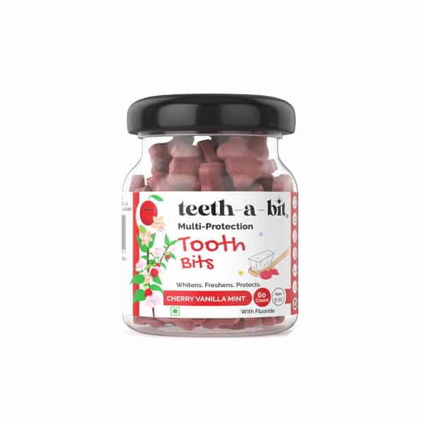 Buy TEETH-A-BIT KIDS MULTI-PROTECTION CHERRY VANILLA MINT TOOTH BITS ...