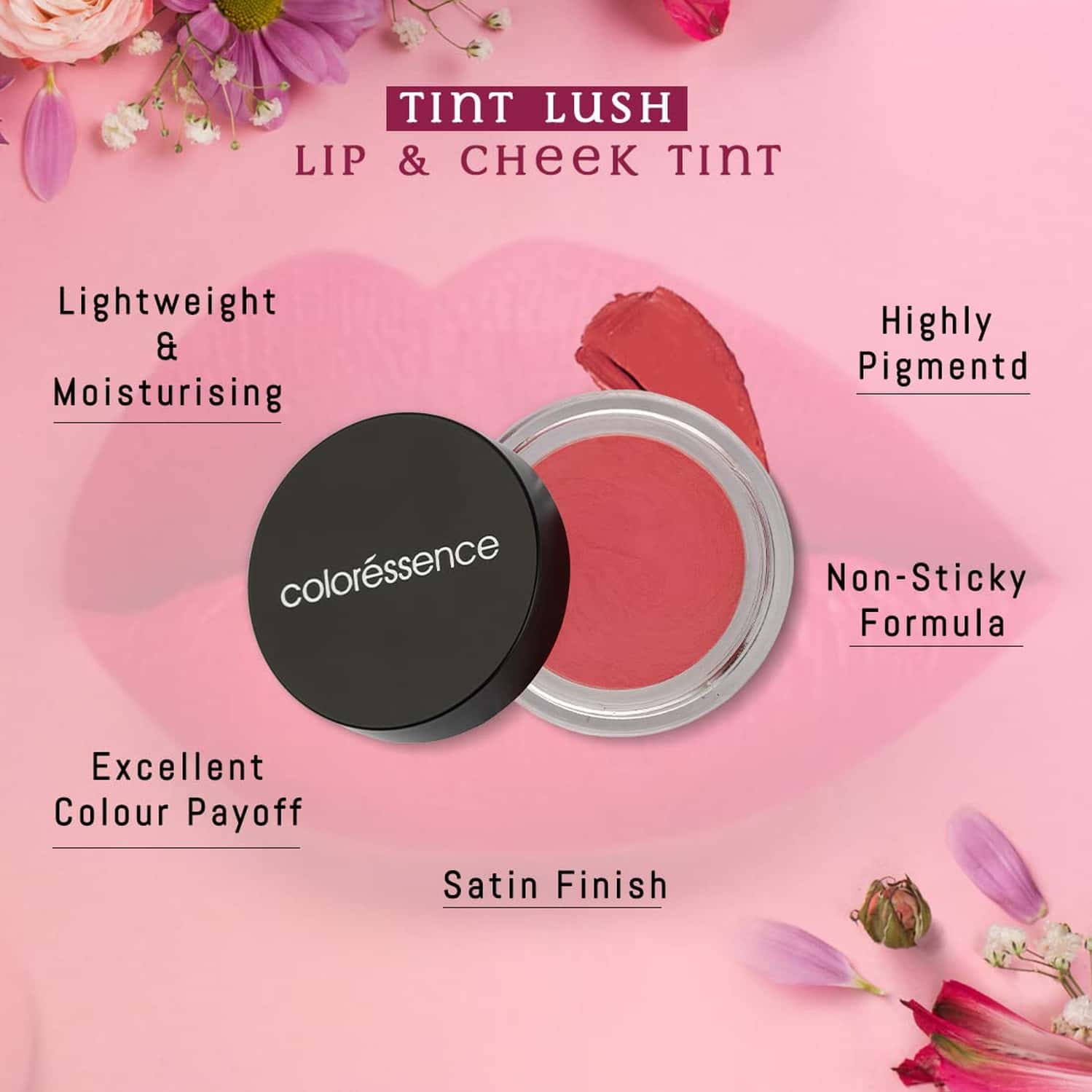 Buy COLORESSENCE ROSEATE TINT LUSH LIP & CHEEK TINT|NATURAL GLOW & HYDRATION (SPARKLING SUNRISE ...