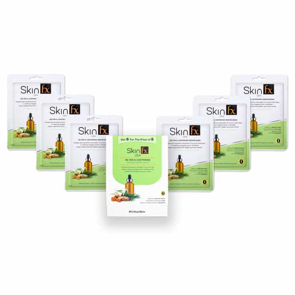 Buy SKIN FX DETAN & LIGHTENING SERUM MASK, CURCUMA THAT HELPS IN ...