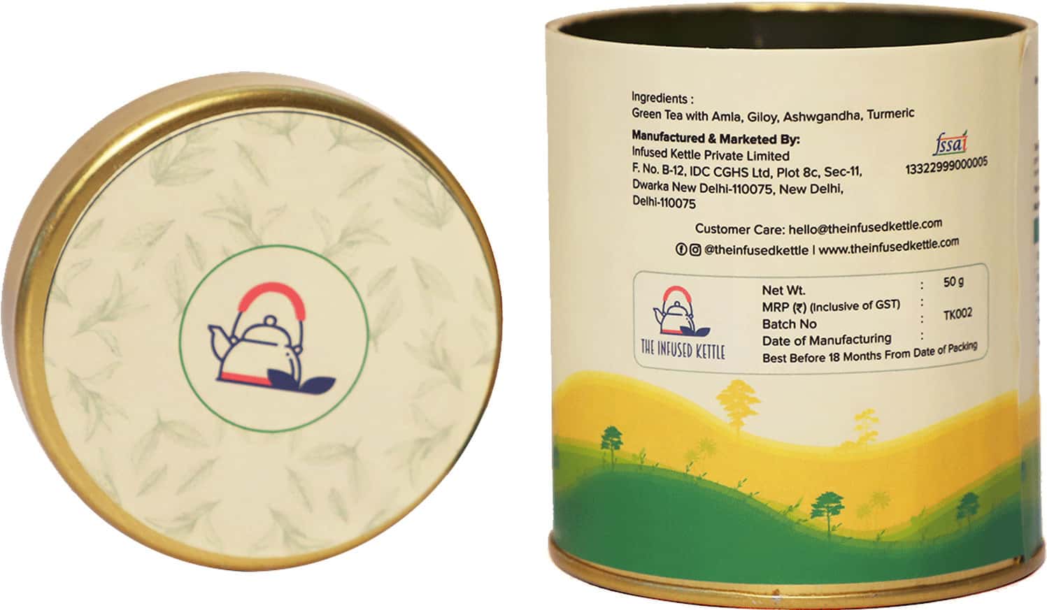 Buy THE INFUSED KETTLE IMMUNE CV GREEN TEA (50 GM) Online & Get Upto 60 ...