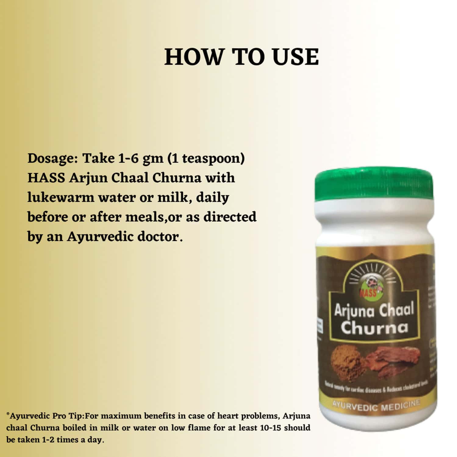 Buy HASS ARJUN CHAAL CHURNA|FOR HEALTHY HEART CHOLESTEROL & DIABETES ...