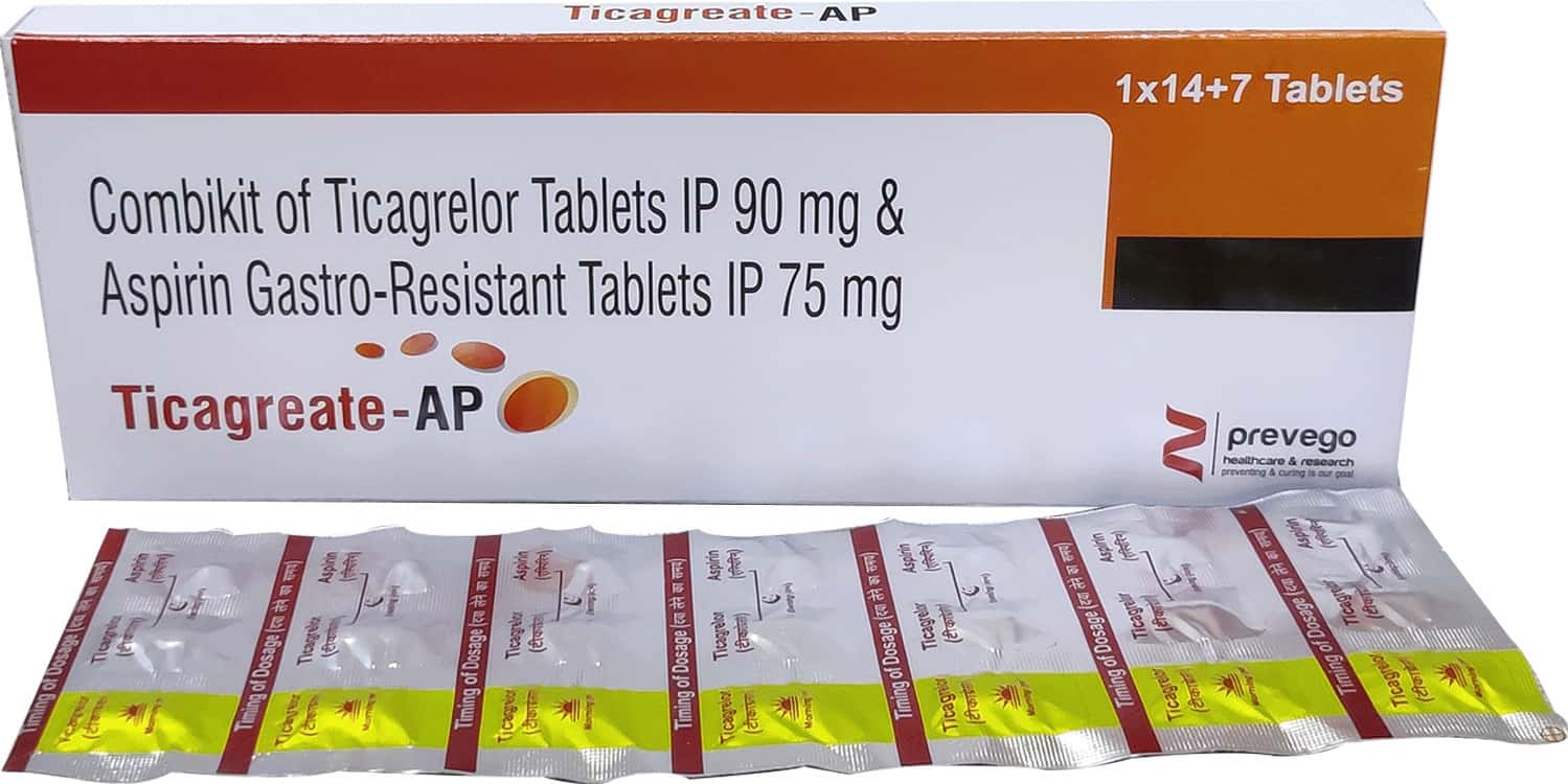Buy Ticagreate Ap Strip Of 21 Combikit Tablets Online at Flat 15% OFF ...