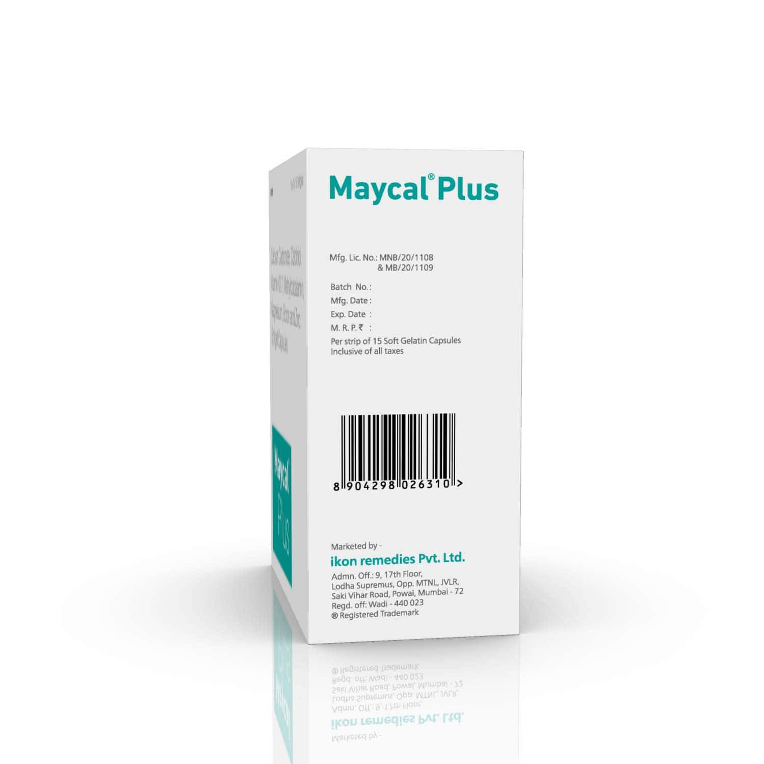 Buy Maycal Plus Strip Of 10 Softgel Capsules Online at Flat 15% OFF ...