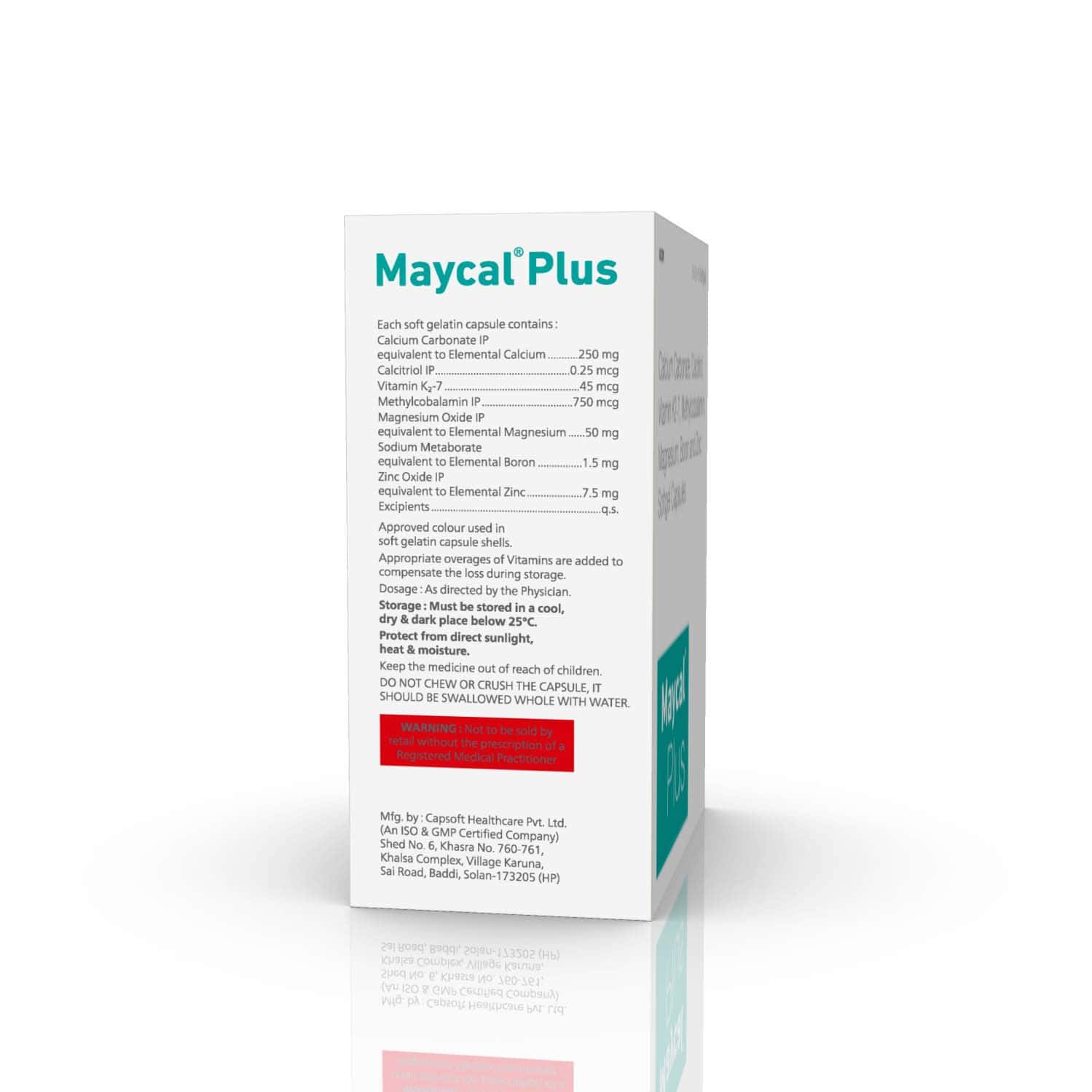Buy Maycal Plus Strip Of 10 Softgel Capsules Online at Flat 15% OFF ...