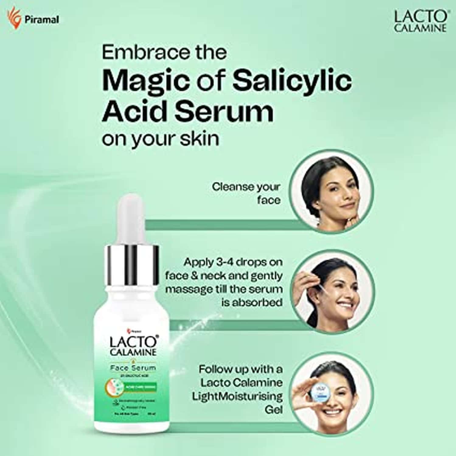 Buy LACTO CALAMINE 2% SALICYLIC ACID FACE SERUM| REDUCES ACNE MARKS| 30 ...