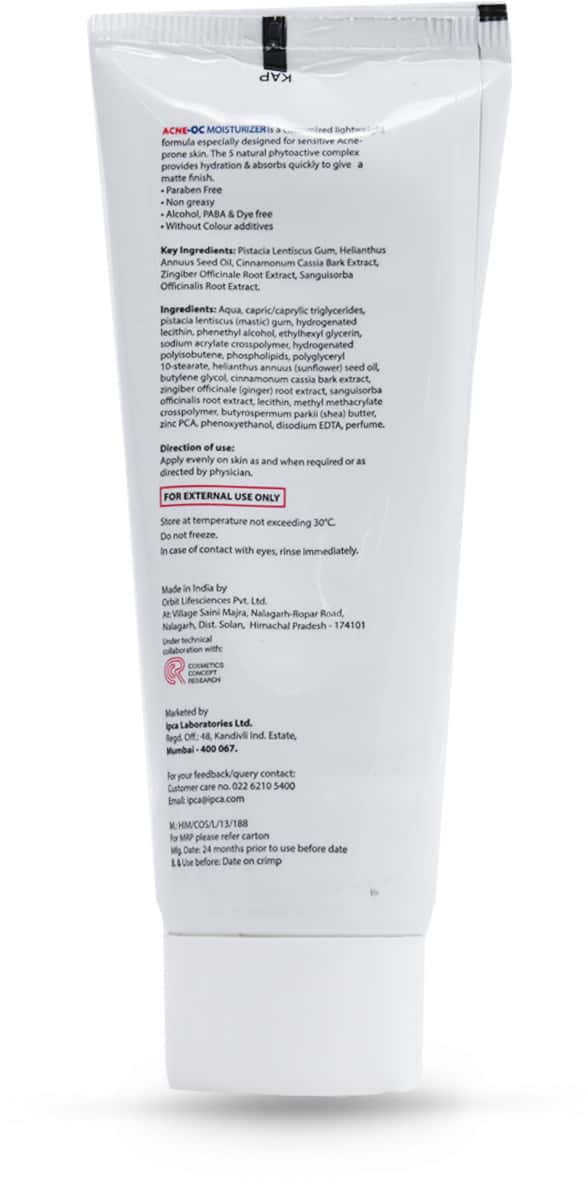 Buy ACNE OC MOISTURIZER LOTION 75GM Online & Get Upto 60% OFF at PharmEasy