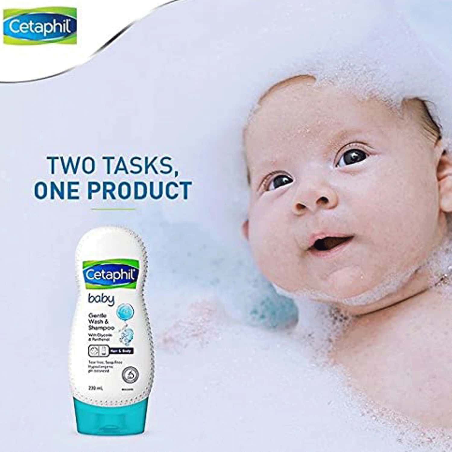 Buy CETAPHIL BABY GENTLE WASH AND SHAMPOO (230ML) - PACK OF 2 Online ...