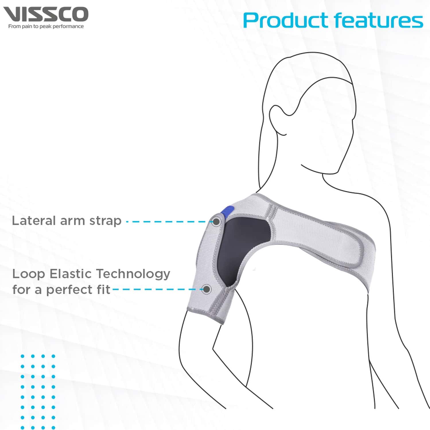 Buy VISSCO SHOULDER SUPPORT FOR STABILITY TO THE SHOULDER & PREVENT ...