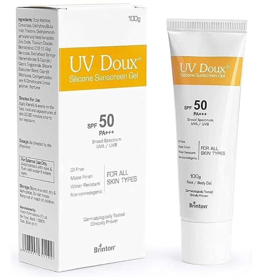 Buy BRINTON UV DOUX SPF 50 PA+++ TUBE OF 100GM SUNSCREEN GEL Online ...
