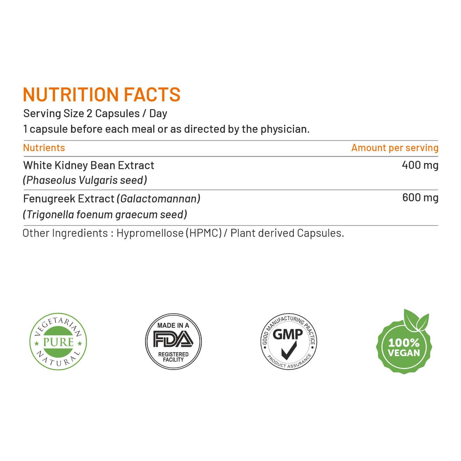 Buy BLISS WELNESS GLUCO PLUS FENUGREEK EXTRACT+ WHITE KIDNEY BEAN ...