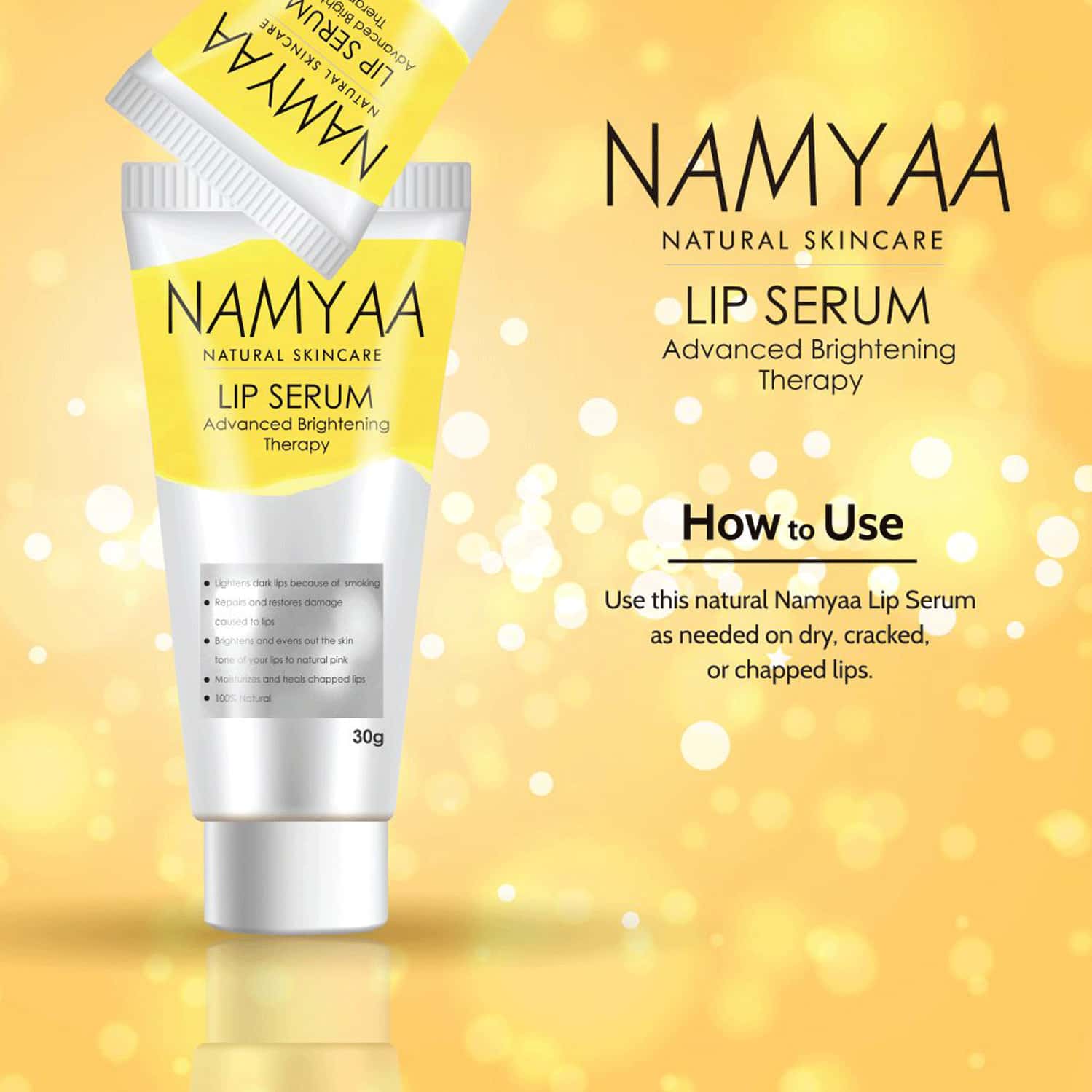 Buy NAMYAA NATURAL LIP SERUM/LIGHTENER/MOISTURIZER FOR LIP LIGHTENING ...