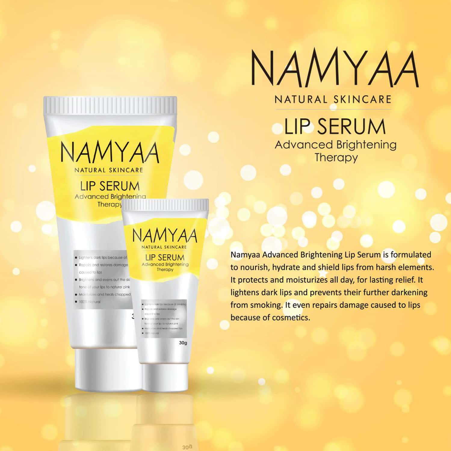 Buy NAMYAA NATURAL LIP SERUM/LIGHTENER/MOISTURIZER FOR LIP LIGHTENING ...
