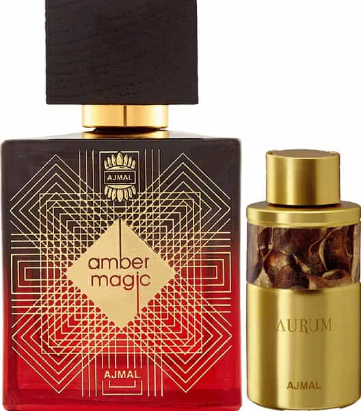 Buy AJMAL AMBER MAGIC EDP 100ML PERFUME FOR MEN AND AURUM CP OIL ...