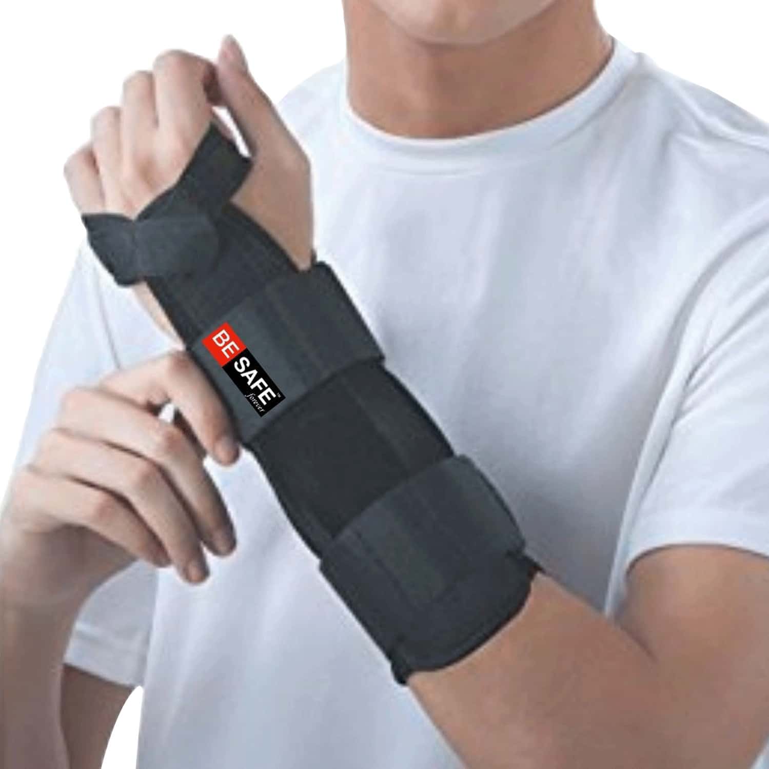 Buy BE SAFE FOREVER FOREARM SPLINT FOR FRACTURED & IMMOBILIZATION, LEFT ...