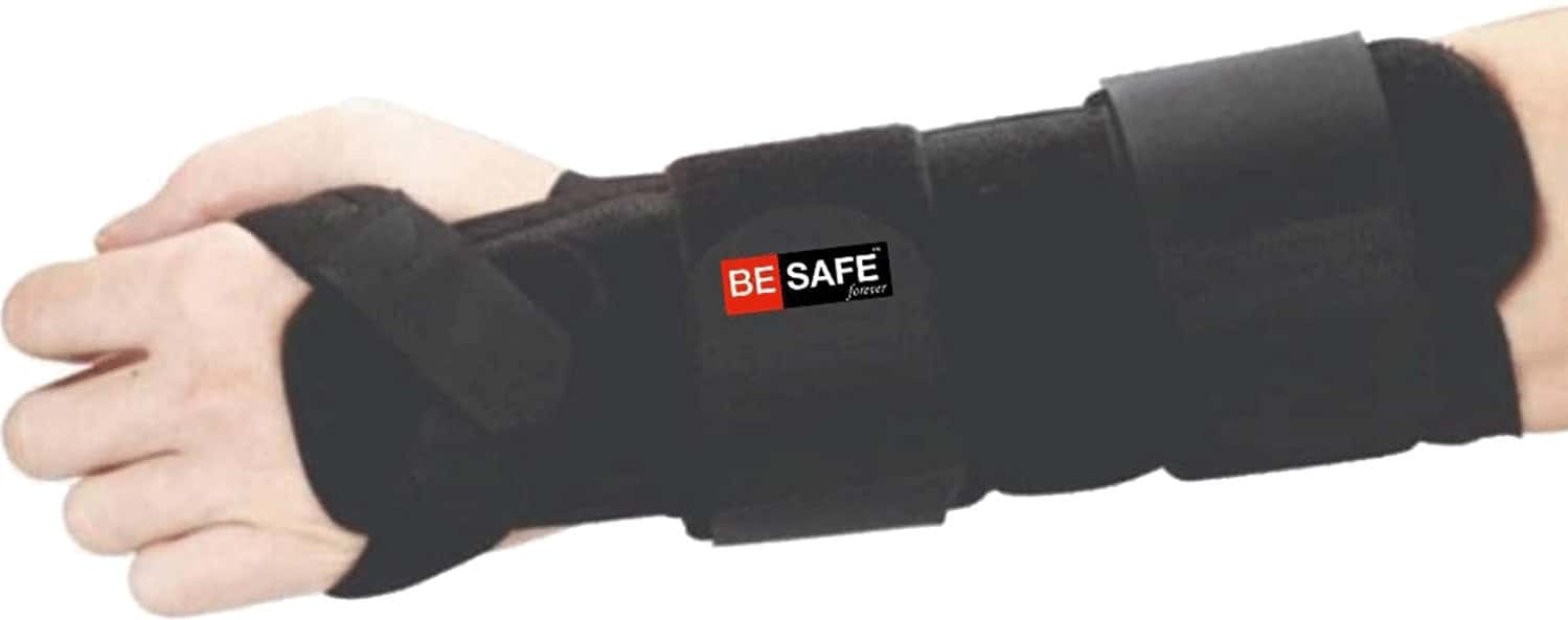 Buy BE SAFE FOREVER FOREARM SPLINT FOR FRACTURED & IMMOBILIZATION, LEFT ...