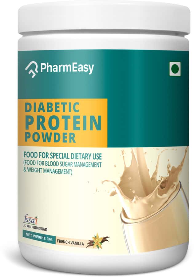 Buy PHARMEASY DIABETIC PROTEIN POWDER, CHOCOLATE FLAVOUR 400G Online ...