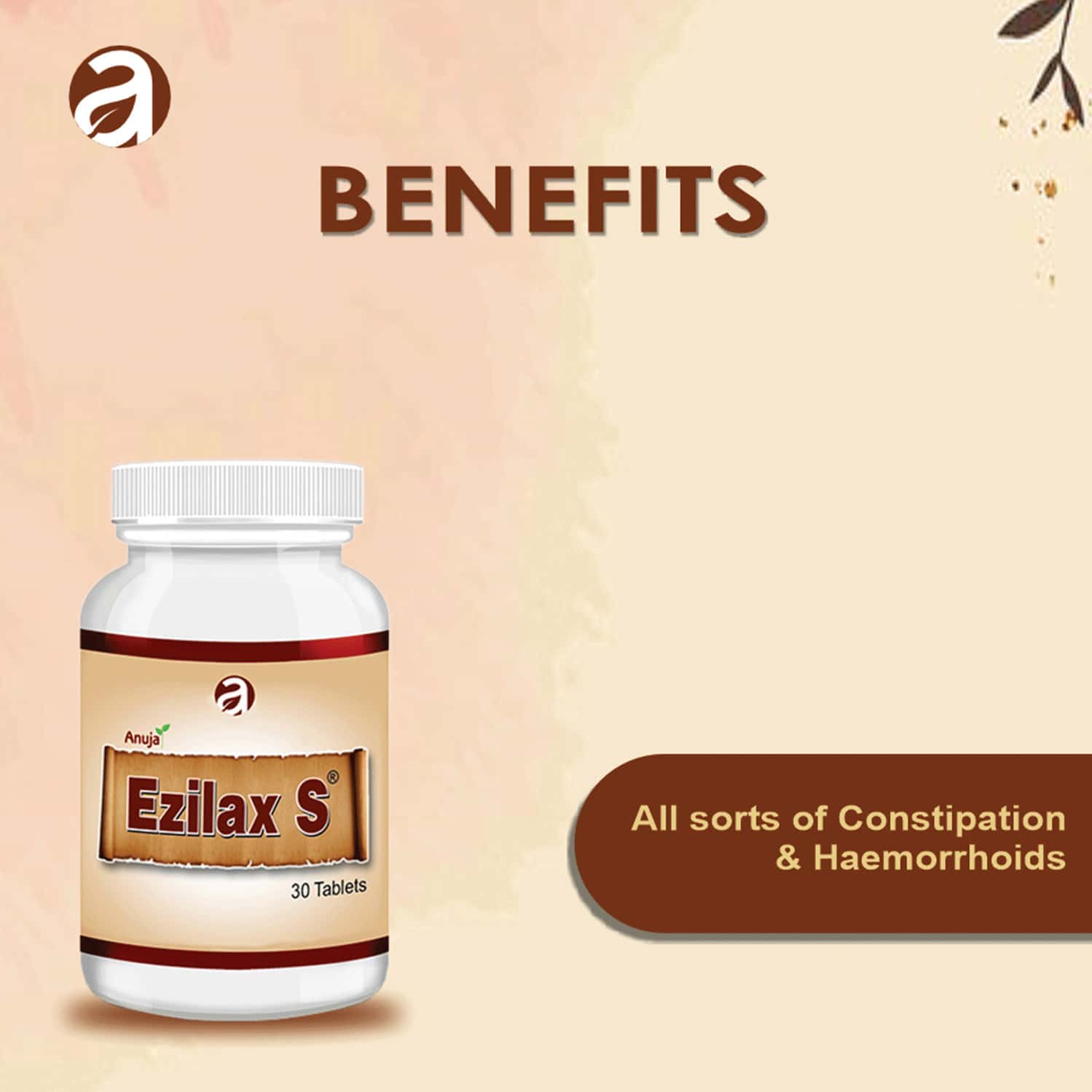 Buy ANUJA EZILAX S TABLETS - 90 TAB (PACK OF 3) Online & Get Upto 60% ...