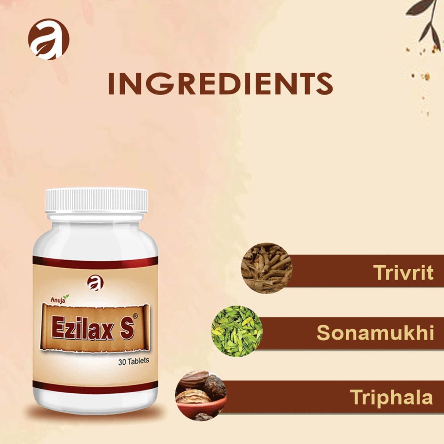 Buy ANUJA EZILAX S TABLETS - 90 TAB (PACK OF 3) Online & Get Upto 60% ...