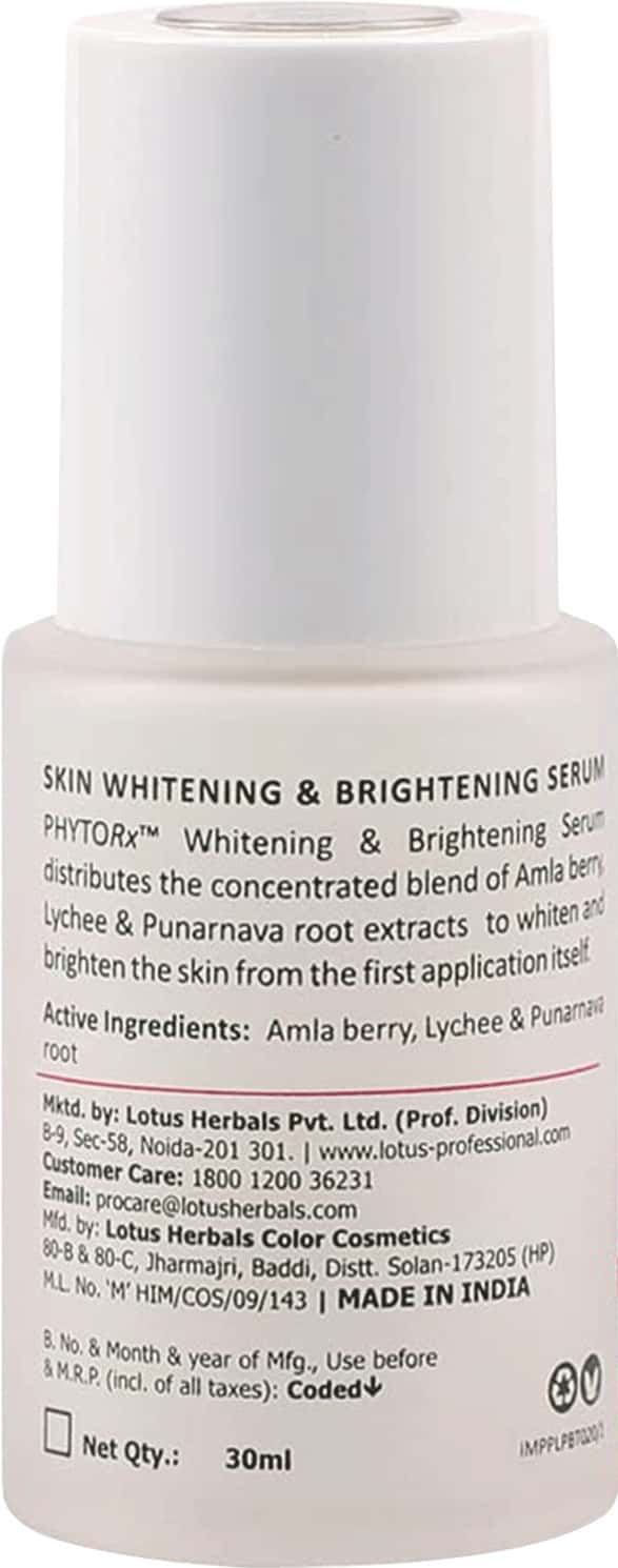 Buy LOTUS PROFESSIONAL PHYTO RX WHITENING AND BRIGHTENING SERUM 30ML ...