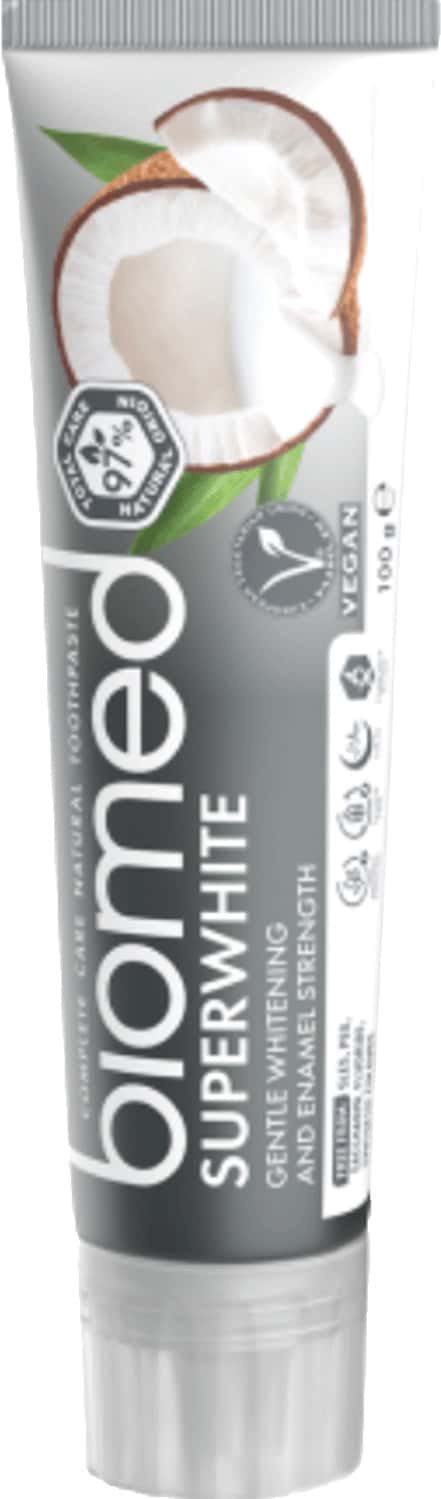 Buy BIOMED SUPERWHITE NATURAL TOOTHPASTE -100GM Online & Get Upto 60% ...