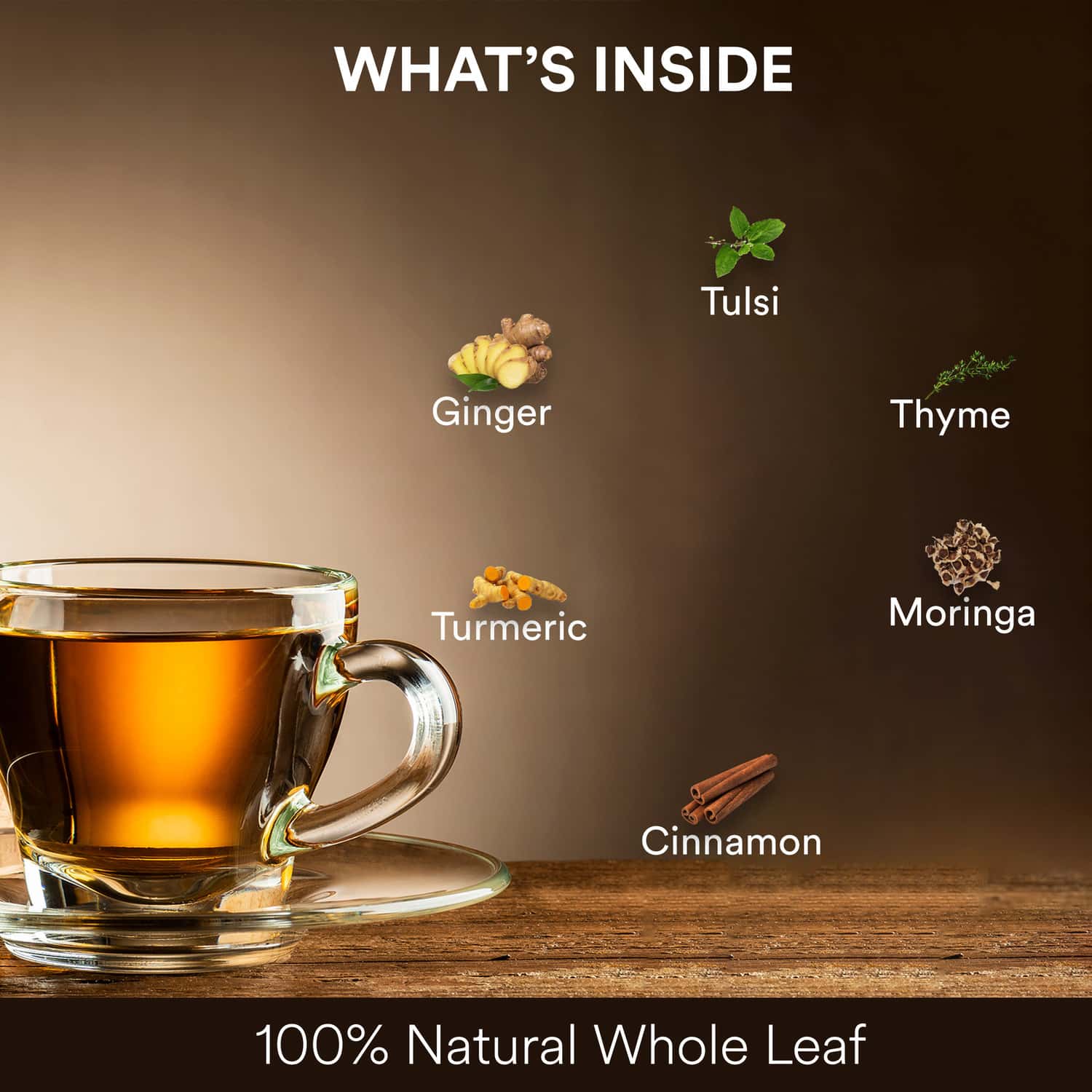 Buy THE TEA ARK VEDIC KADHA TEA TIN PACK FOR COLD COUGH KADHA (25 CUPS ...