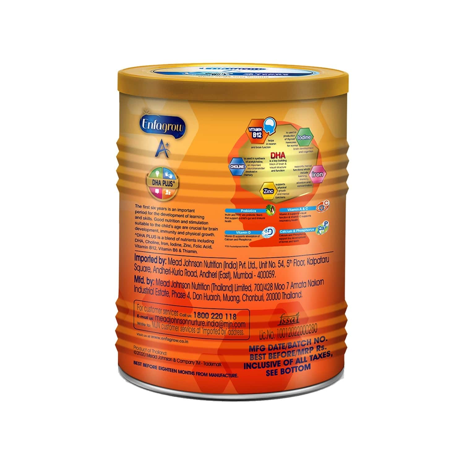 Buy Enfagrow A+ Nutritional Milk Powder Health Drink For Children ( 3 ...