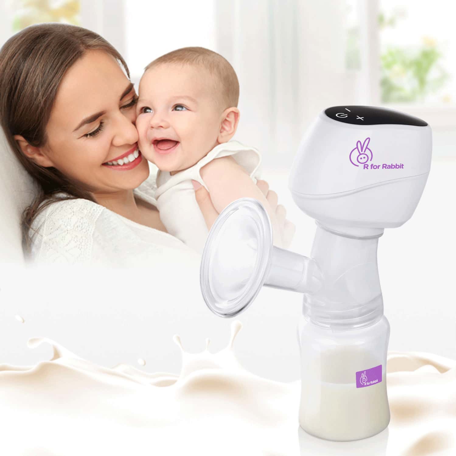 Buy R FOR RABBIT FIRST FEED COMFORT PLUS BREAST PUMP WHITE Online & Get ...