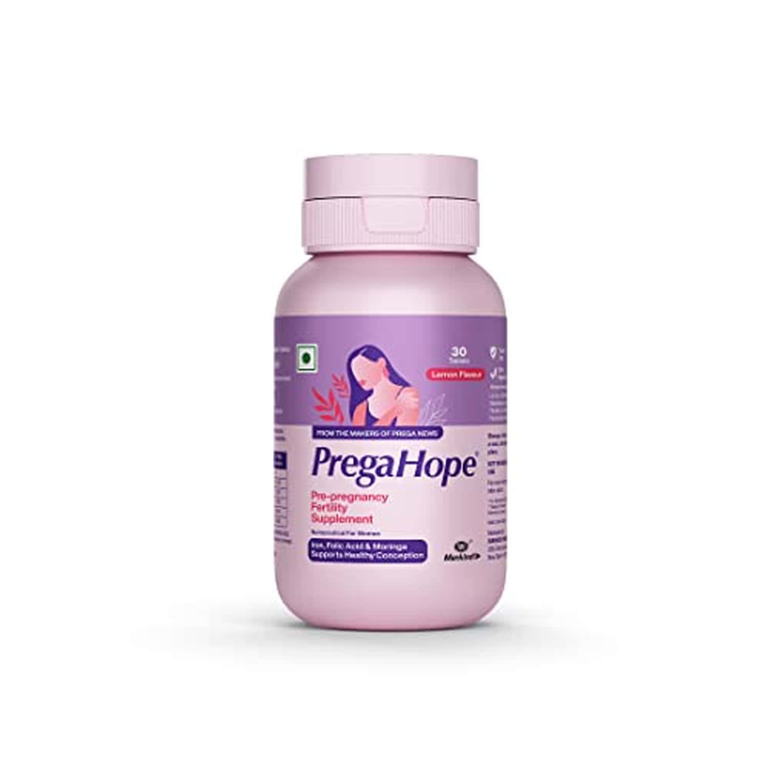 Buy PREGAHOPE PRE-PREGNANCY FERTILITY SUPPLEMENT WITH IRON FOLIC ACID ...