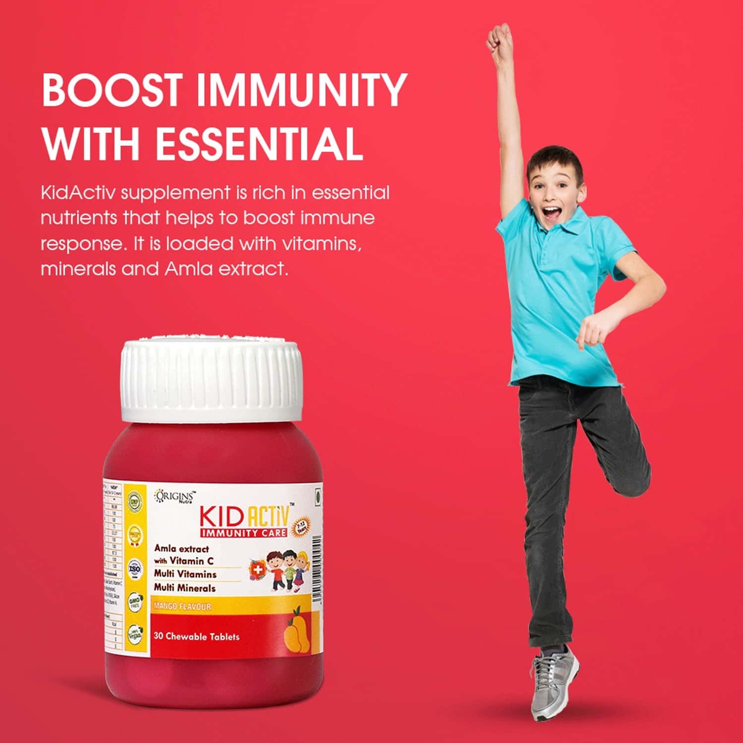 Buy ORIGINS NUTRA KIDACTIV IMMUNITY BOOSTING FOR KIDS(30 CHEWABLE ...