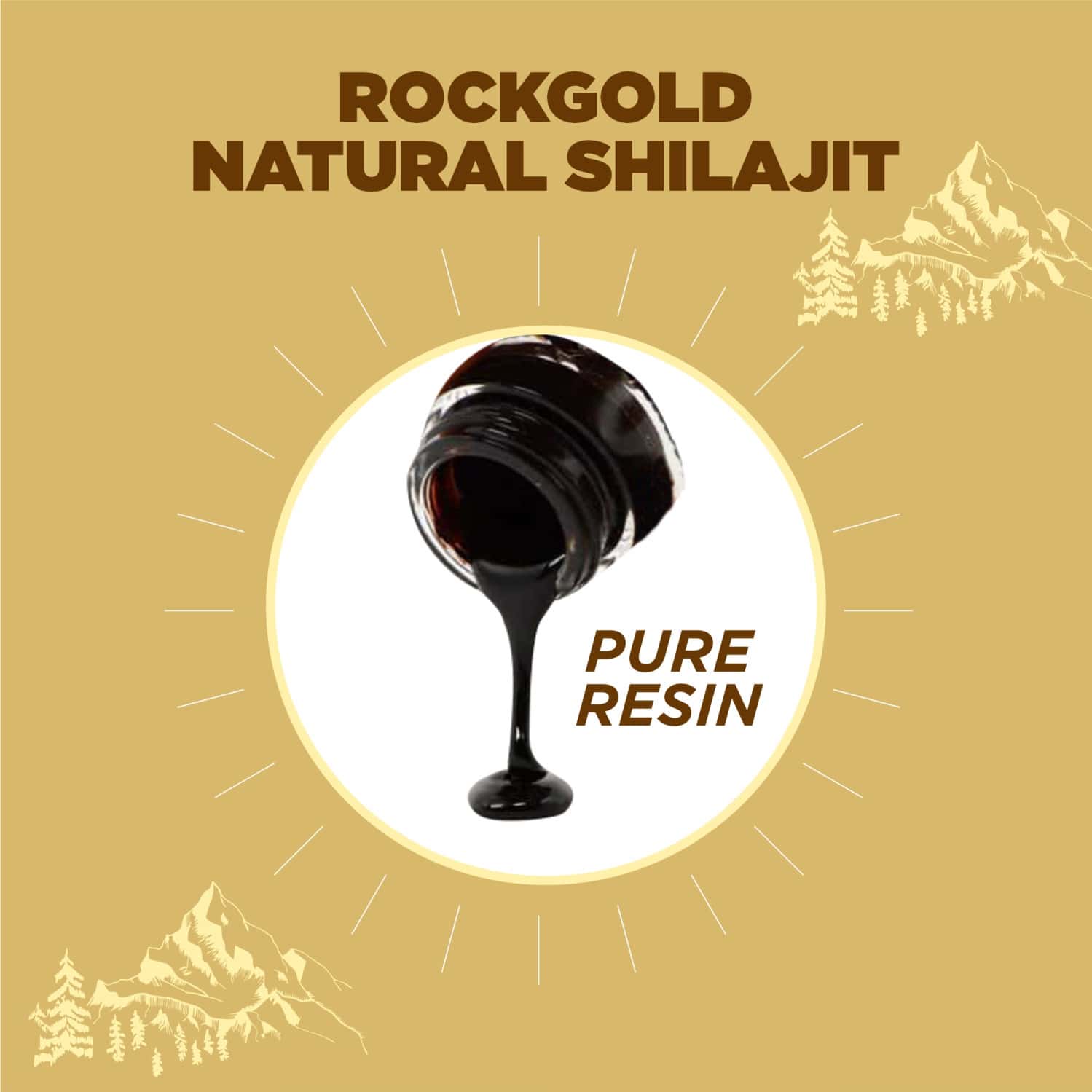 Buy ROCK GOLD PURE AYURVEDIC RAW SHILAJIT/SHILAJEET RESIN (SEMI LIQUID) FOR MEN & WOMEN - 15 ...