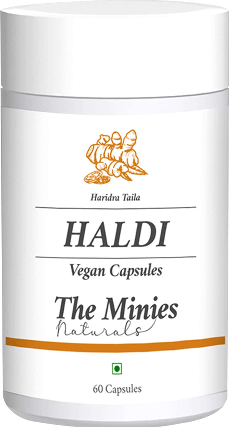 Buy MINIES NATURALS HALDI (TURMERIC) VEGAN CAPSULES Online & Get Upto ...