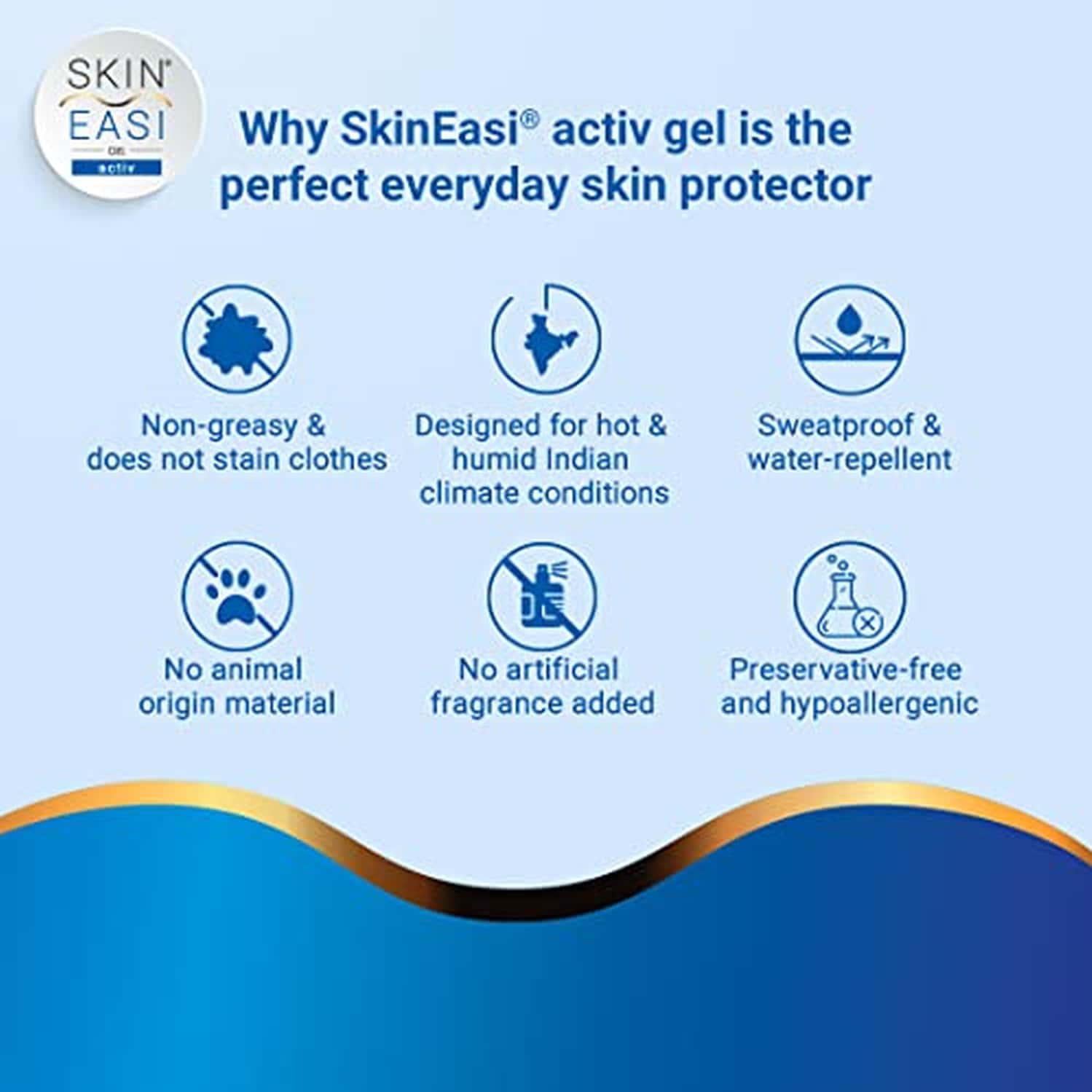 Buy SKINEASI ACTIV ANTI-CHAFING SILICONE GEL| AVOIDS CHAFING, BLISTERS ...