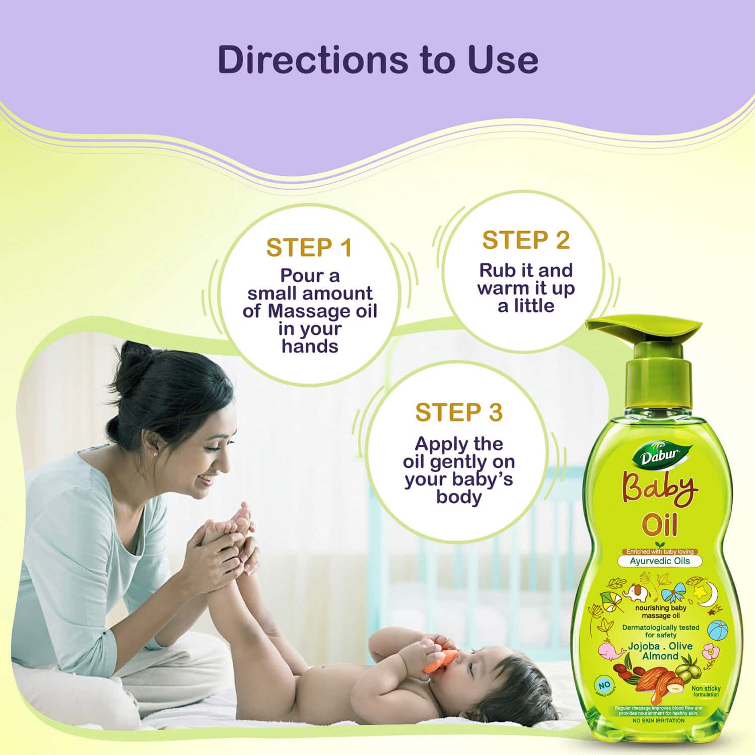 Buy DABUR BABY OIL 500ML Online & Get Upto 60% OFF at PharmEasy