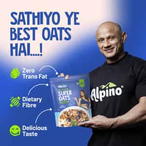Buy ALPINO HIGH PROTEIN SUPER ROLLED OATS UNSWEETENED POUCH 1 KG Online ...